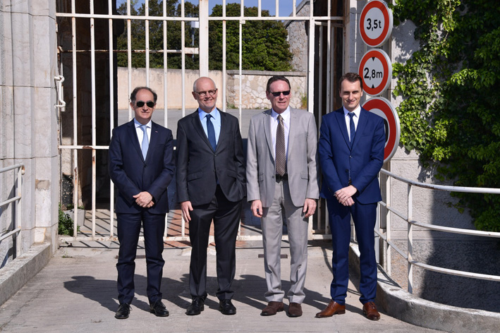 Minister of State visits the Tête de Chien Fort - Monaco Life