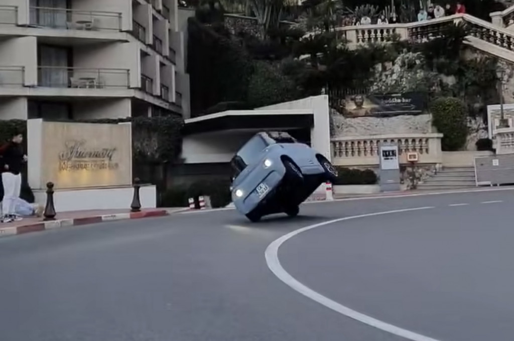 Video of mini car flipping on famous F1 Fairmont Hairpin goes viral ...