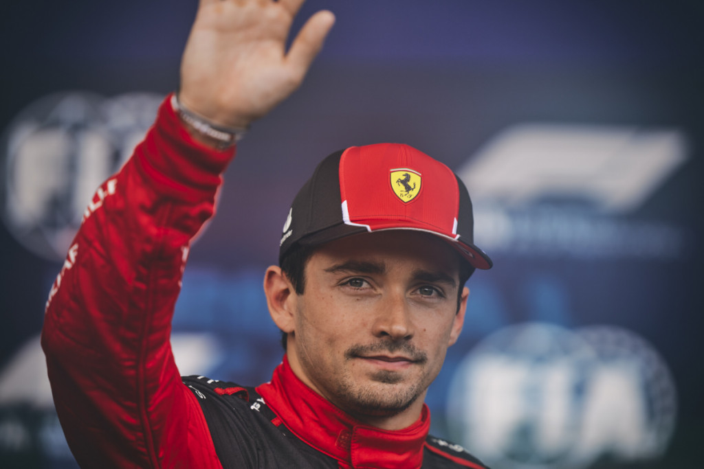 Formula 1: Charles Leclerc on the podium as Max Verstappen wins in ...